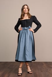 Dirndl Sylvia (80cm) in schwarz im Julia Trentini Online Shop